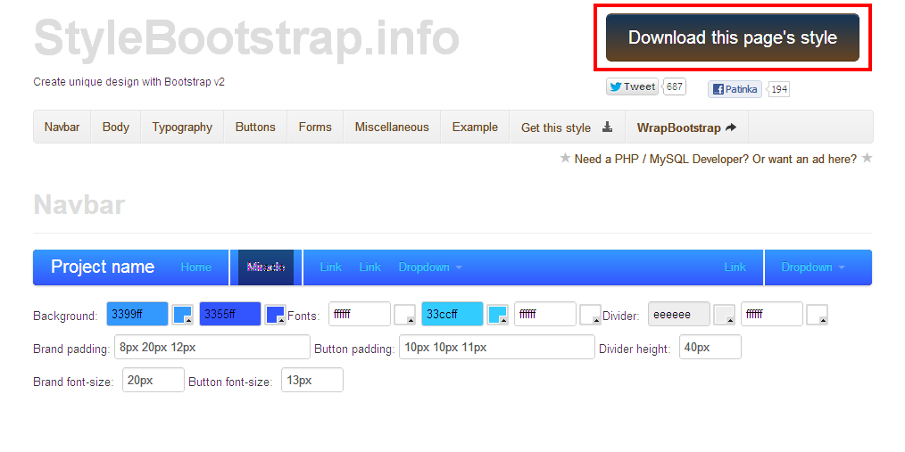 [み]Twitter Bootstrapのデザインをカンタンにカスタマイズできる「StyleBootstrap」 | みはら.com